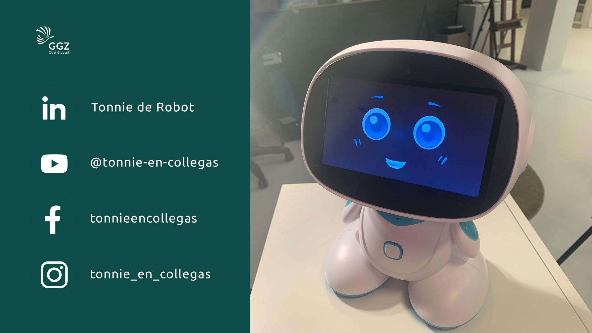 Tonnie de robot - GGZ Oost Brabant - Regio Huize Padua | Helmond | Oss | Boxmeer | Uden | Veghel ...